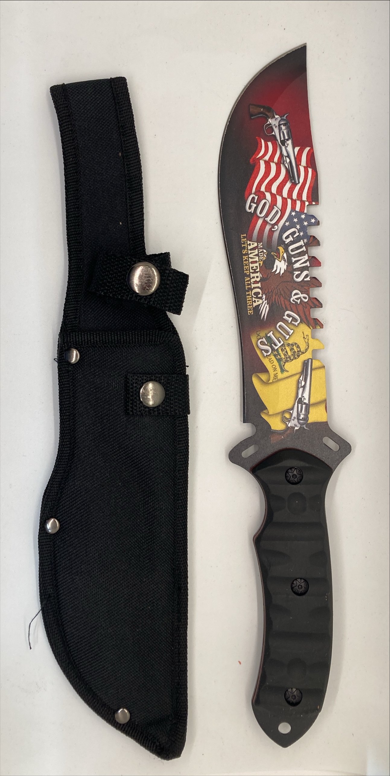 - God, Guns Hunting Knife #God&guns