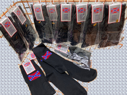 - Socks Battle Flag sold by the dozen #Black BF Socks