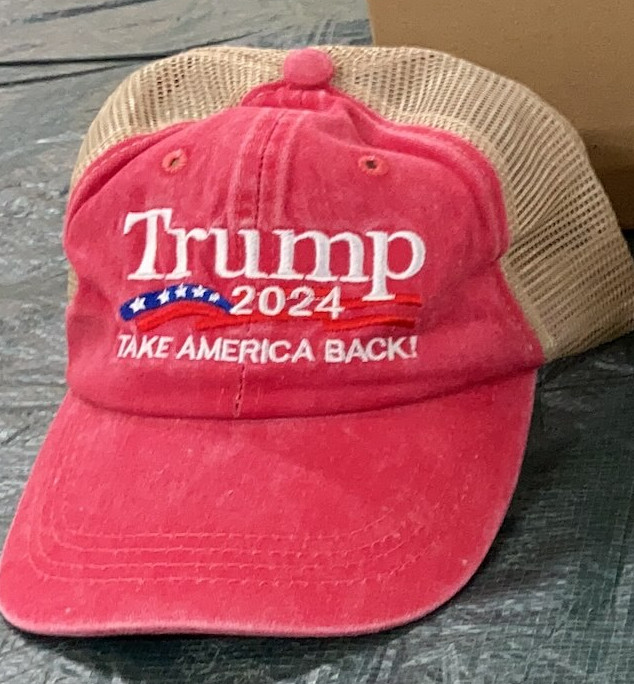 - Trump 2024 Mesh Washed Cap Red Cotton Summer sale / buy 12 or more ...